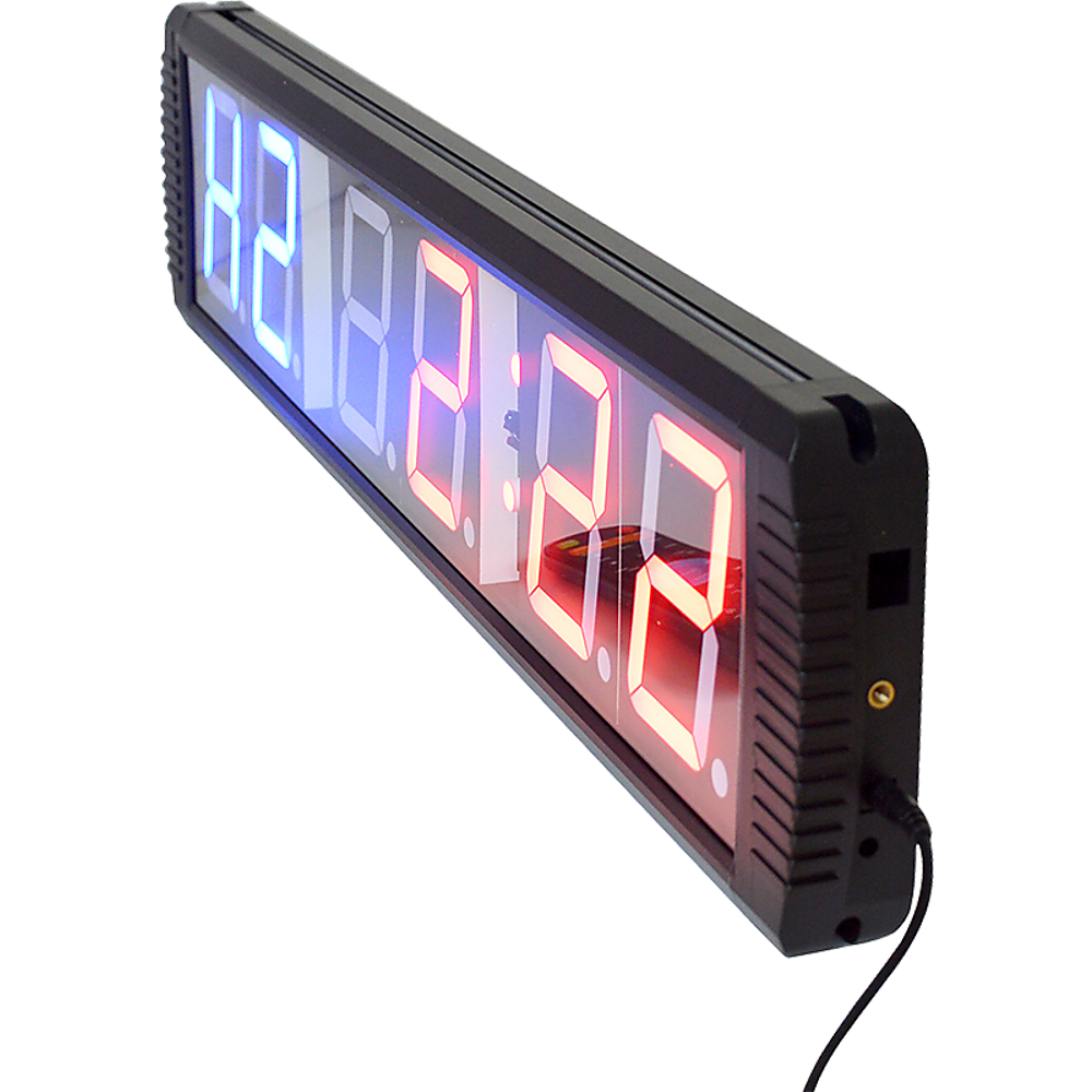 6 Digit Digital Timer Interval Fitness Clock Bluemojo