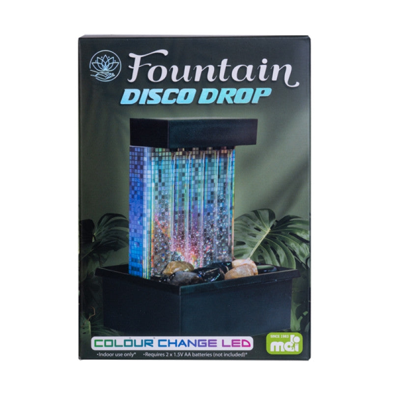 LED Disco Back Drop Water Feature Fountain – BlueMojo